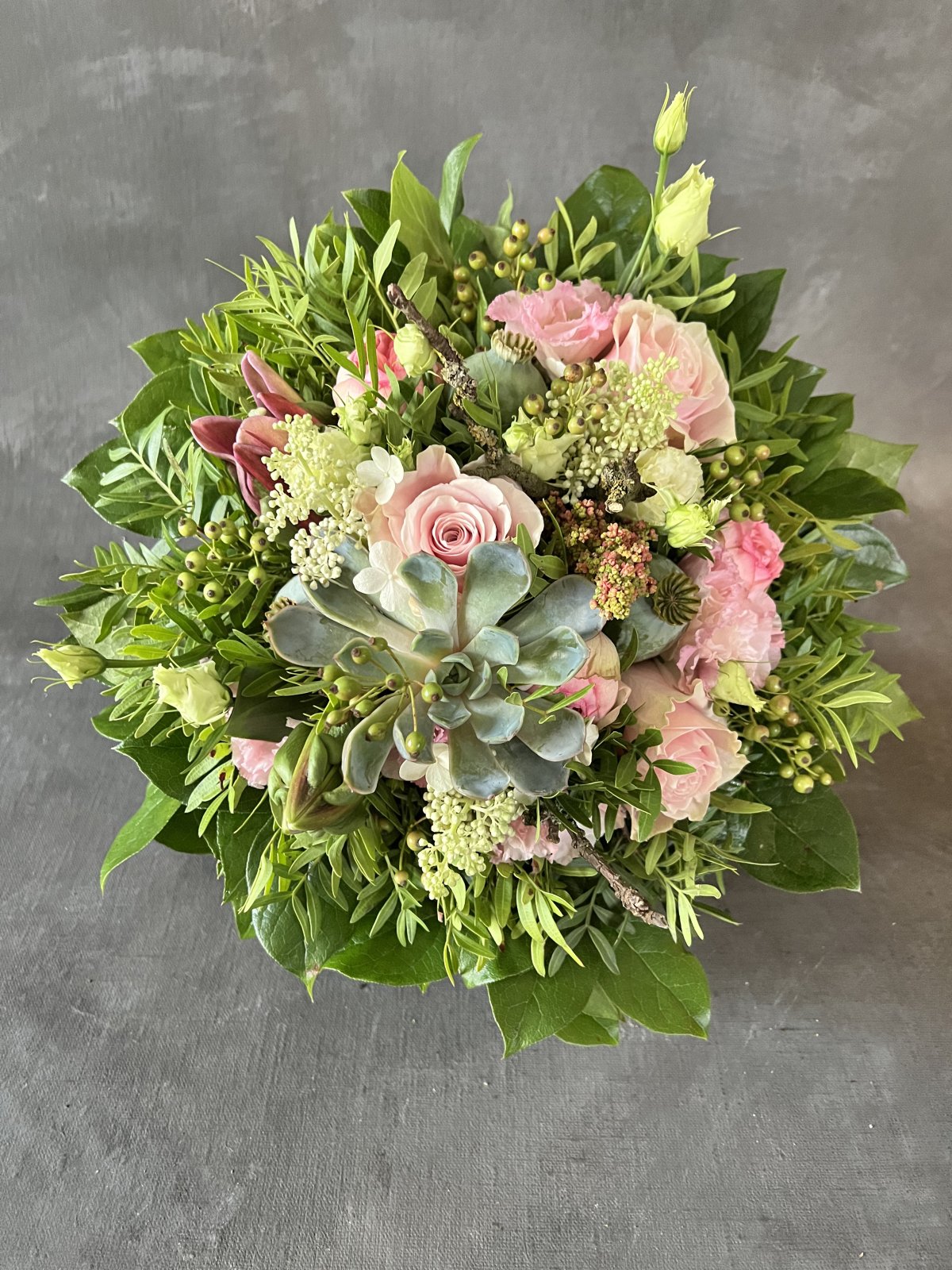 Rokoko rosa - Rokoko buket - Blomster by Walgaard